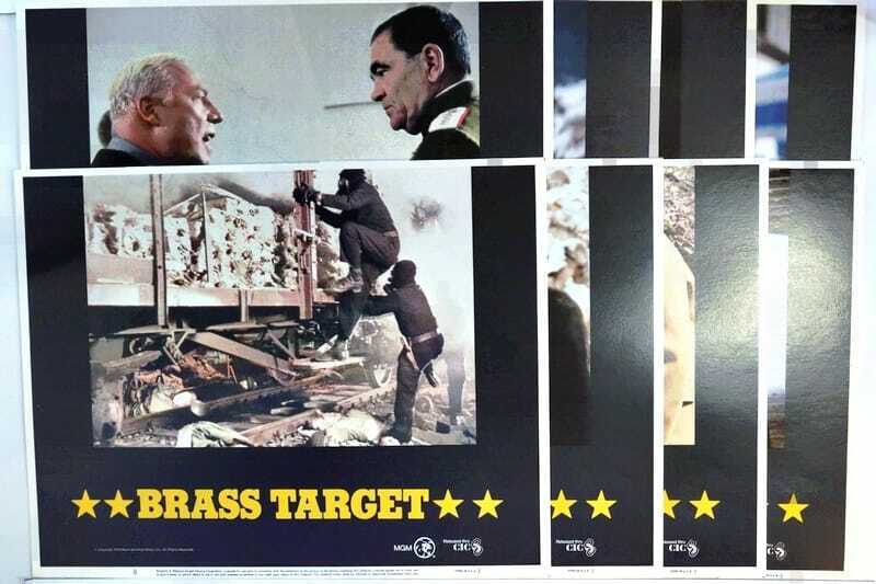 ORIGINAL LOBBY CARDS - BRASS TARGET - 1978 - set of 8 – Collectors paradise