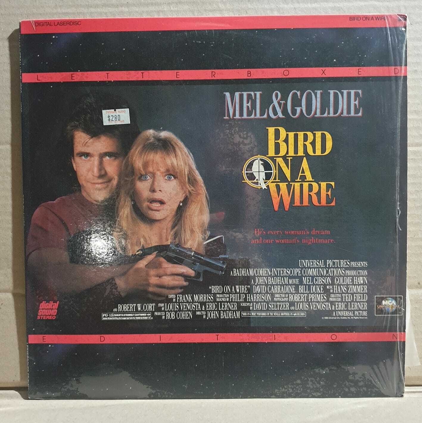LASERDISC MOVIE - BIRD ON A WIRE - Mel Gibson, Goldie Hawn – Collectors ...