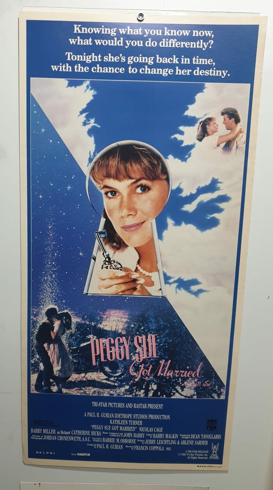 ORIGINAL DAYBILL MOVIE POSTER - PEGGY SUE GOT MARRIED – Collectors paradise